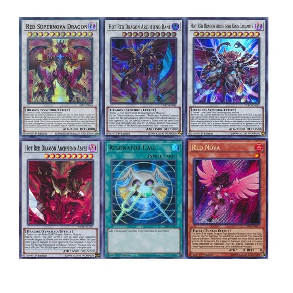 Yu-Gi-Oh! | Other | Yugioh Hot Red Dragon Archfiend Budget Deck ...